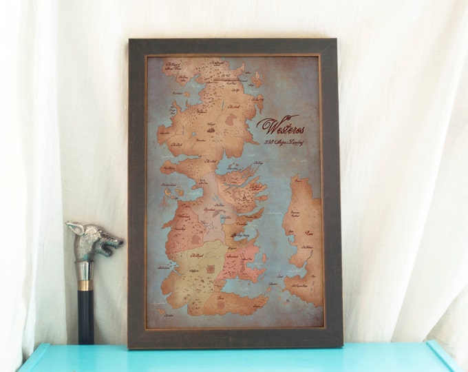 Westeros Map Poster - Etsy