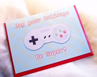 Geeky Christmas Card - Etsy