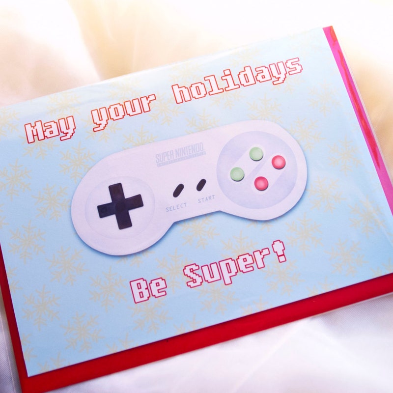 Nintendo Birthday Card - Etsy