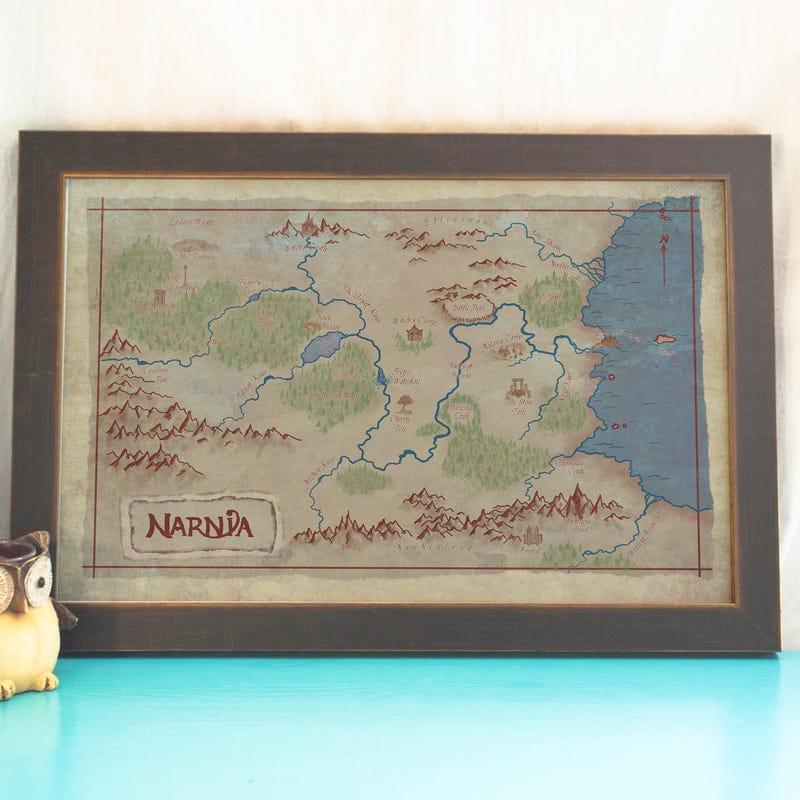 Map of Narnia - Etsy