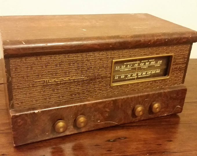 Vintage 1940's Motorola Short Wave Tube Radio Receiver 65T21 Working ...