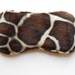 Giraffe Print Faux Fur Sleep Mask. - Etsy