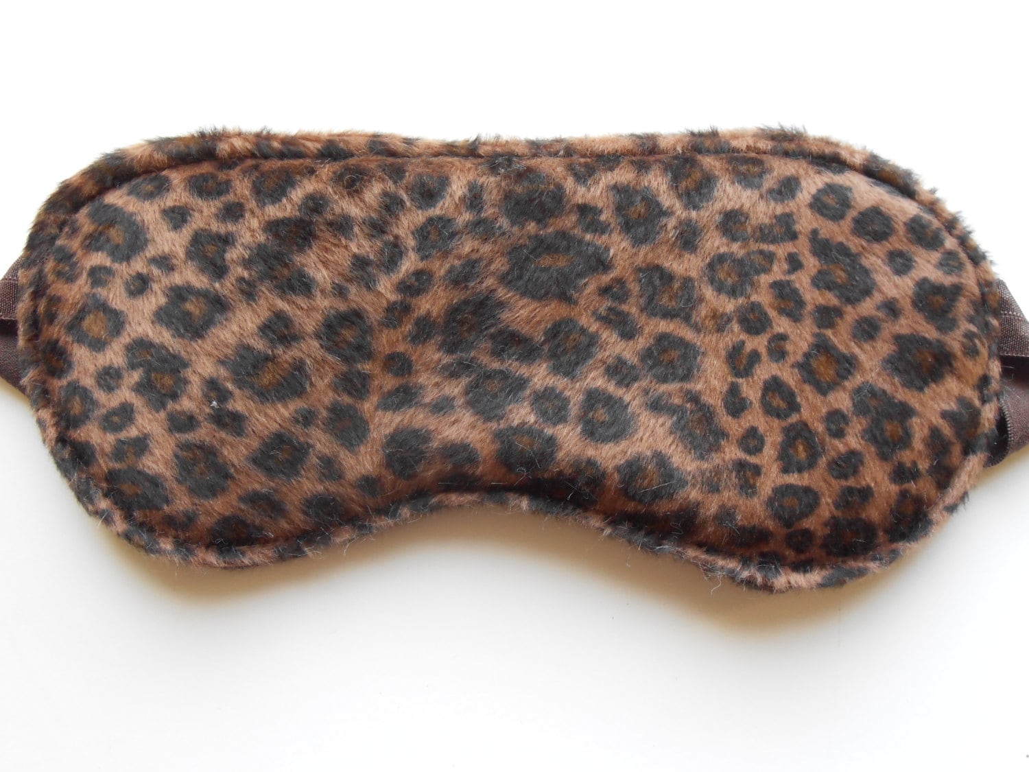Brown Leopard Print Faux Fur Sleep Mask - Etsy