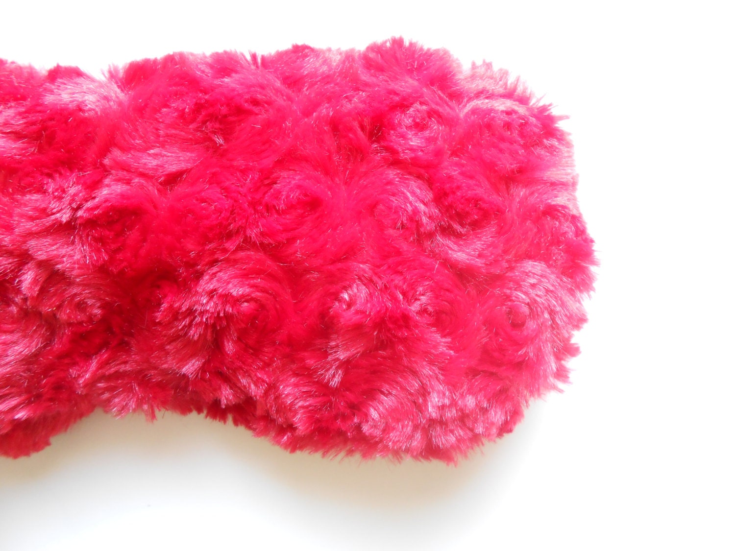 Red Hot Minky Sleep Mask - Etsy