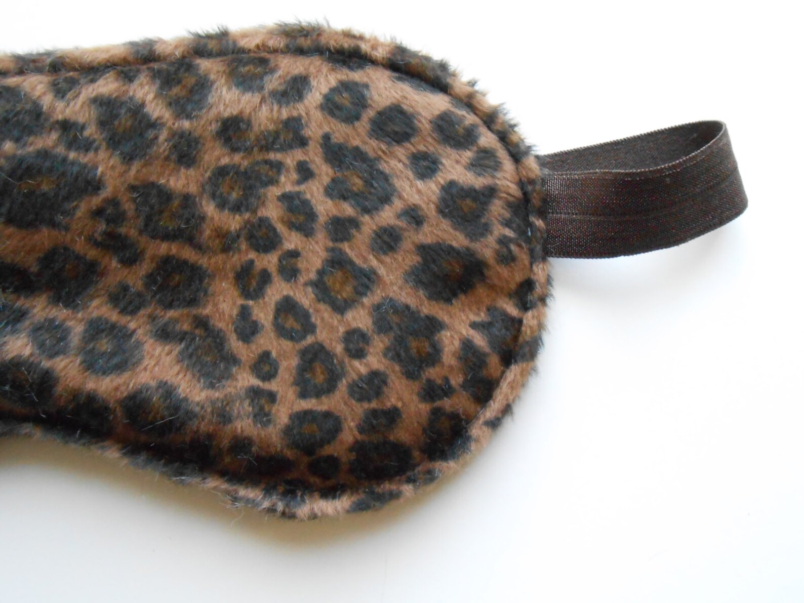 Brown Leopard Print Faux Fur Sleep Mask - Etsy