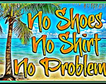 No Problem Sign - Etsy