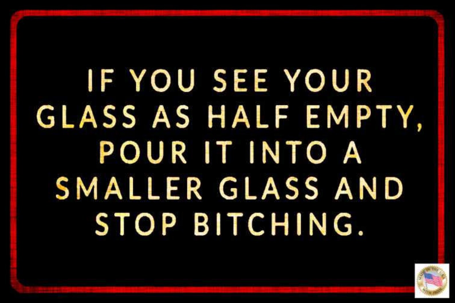 Glass Half Full 8x12 Metal Sign Distressed Image Woman Cave - Etsy