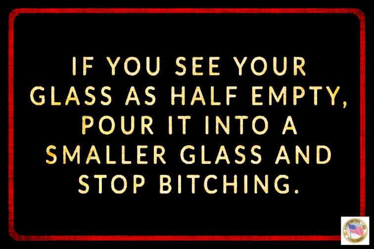 Glass Half Full 8x12 Metal Sign Distressed Image Woman Cave - Etsy