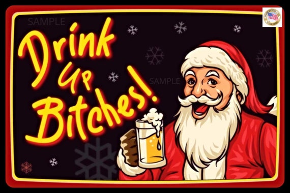Bad Santa Drinking