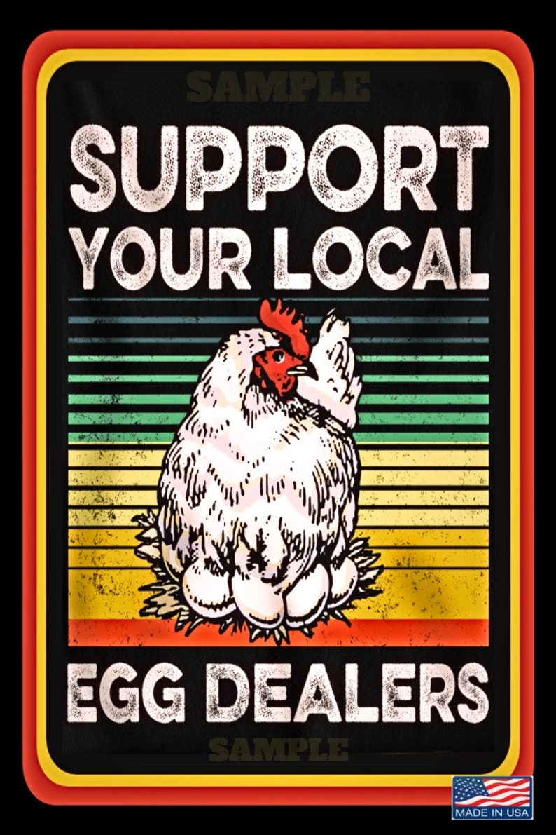Funny Hen House Sign Made in USA 8x12 Metal Sign - Etsy