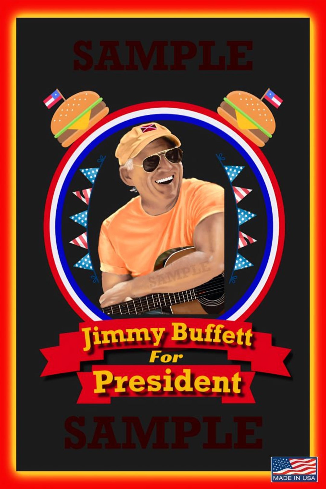 World's Greatest Signs Jimmy Buffett Tribute All Weather 8x12 Metal ...