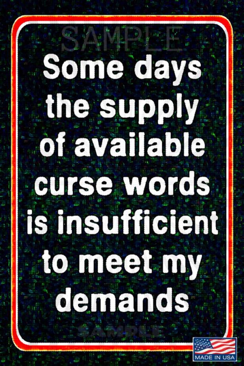 Meet My DEMANDS! Made in USA 8"x12" Metal Sign Man Cave Bar Garage Pub ...