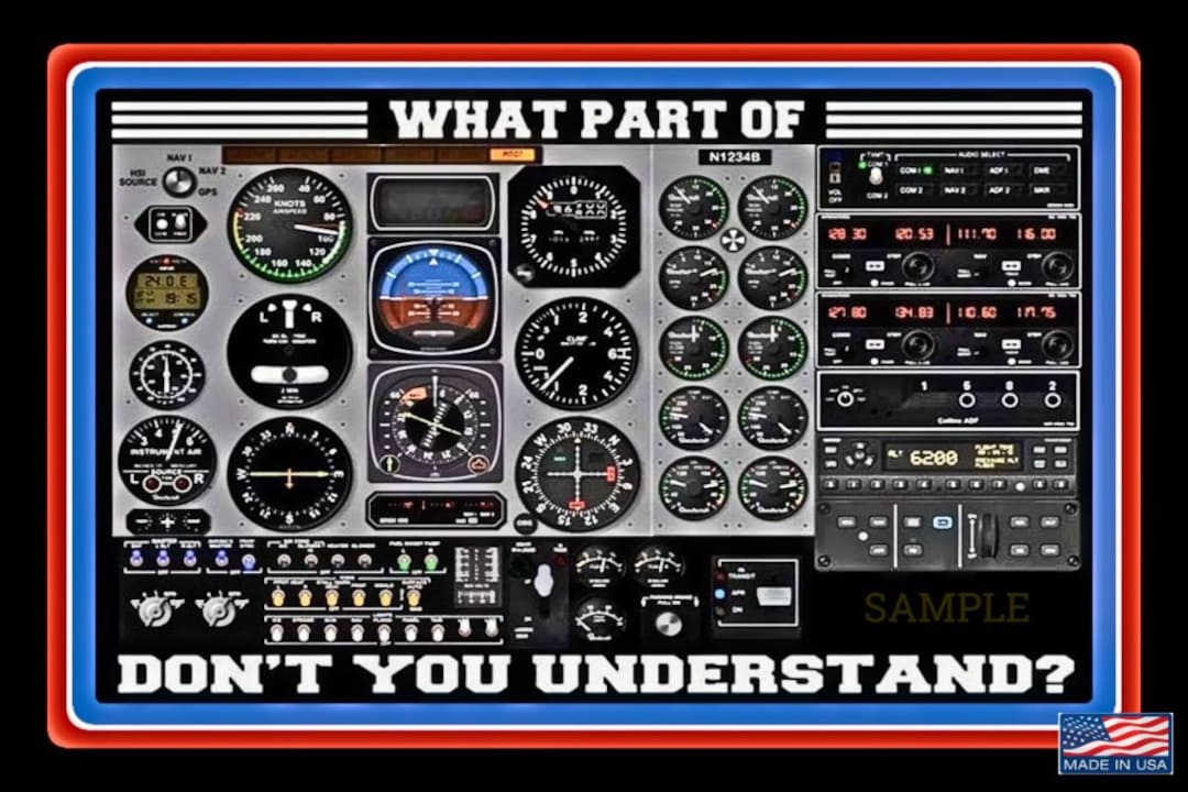 Funny Pilot Sign 8"x12" All Weather Metal Made in USA Aviation Pilot ...