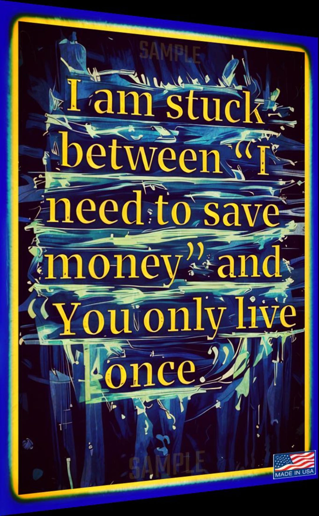 World's Greatest Signs! You Only Live Once! Distressed 8"x12" Metal ...