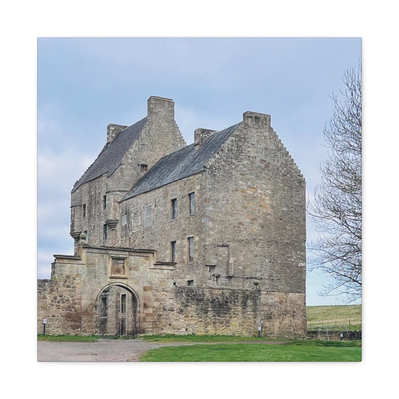 Outlander Lallybroch Castle Canvas Art Print: Scottish Landscape ...