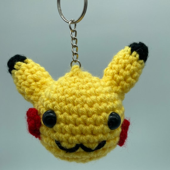 Pokemon Pikachu Keychain Amigurumi Crochet - Etsy