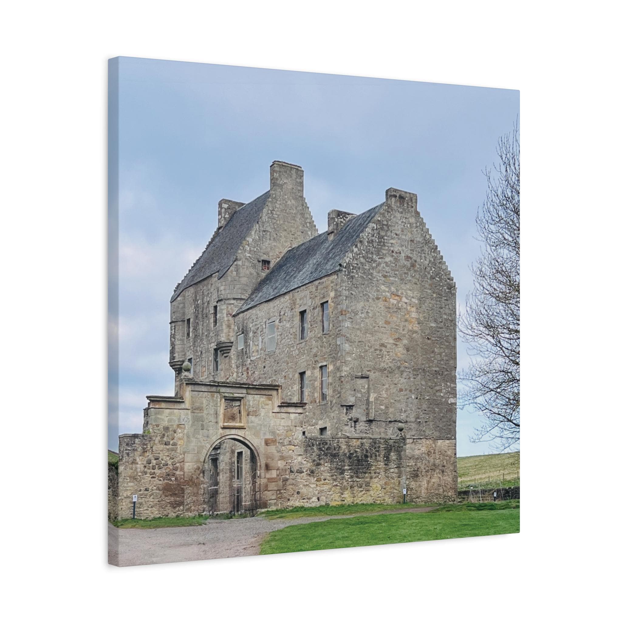 Outlander Lallybroch Castle Canvas Art Print: Scottish Landscape ...
