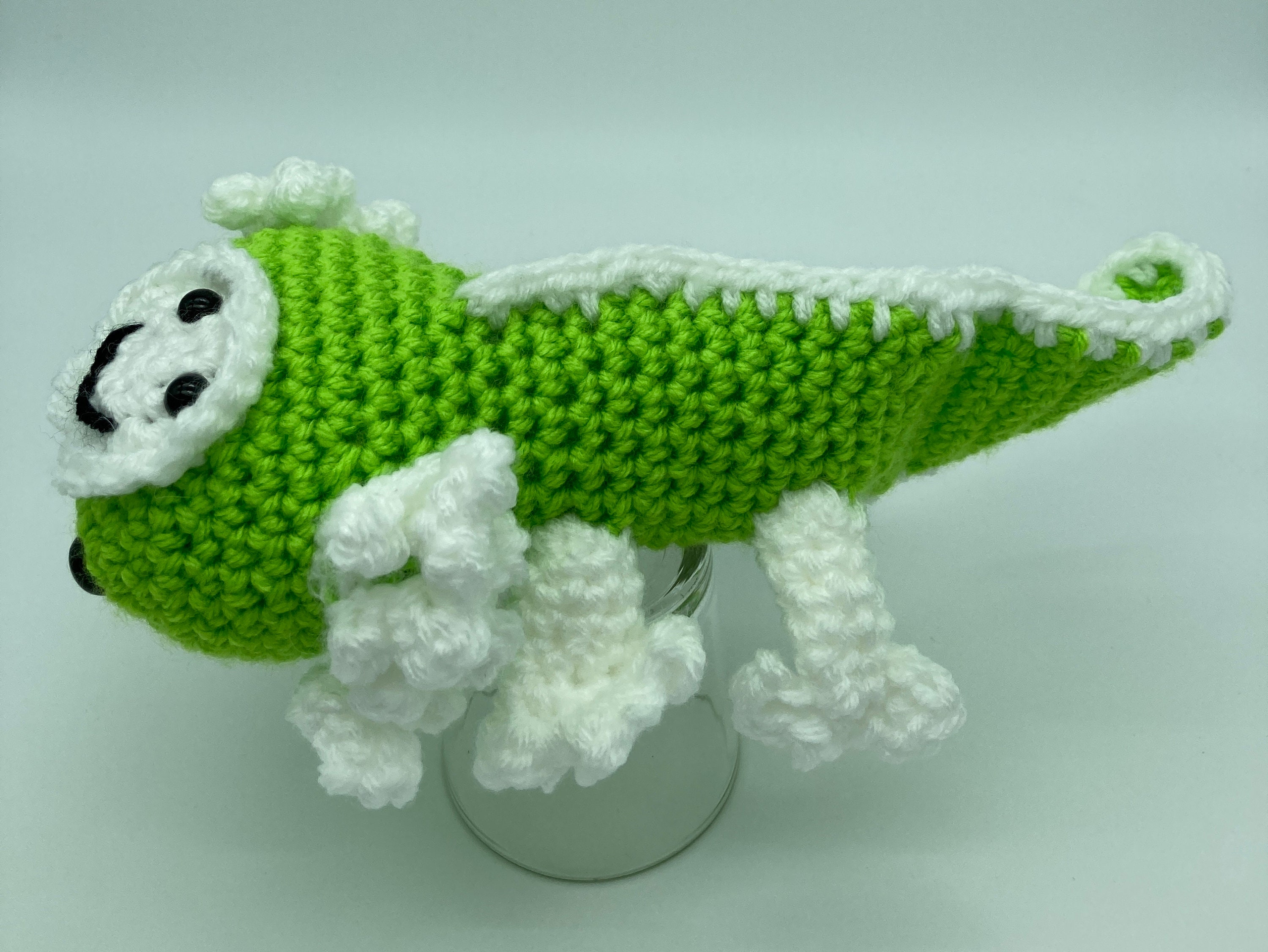 MCYT Dream Axolotl Minecraft Crochet Amigurumi Plush - Etsy