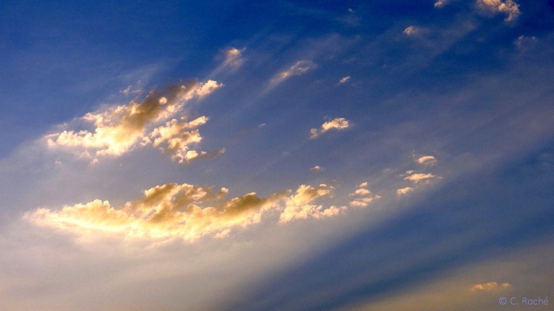 August Skies by Catherine Roché, California Landscape Photography, Sunset Photography, Sunbeams ...