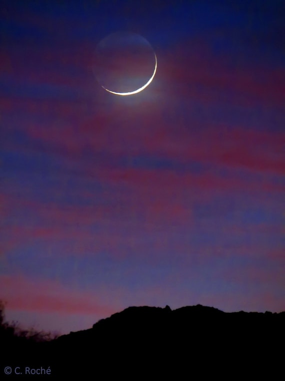 Crescent Moon Photography Settings