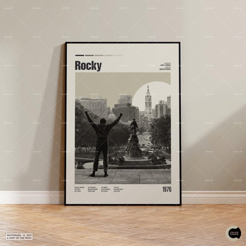 Poster Art Rocky - Etsy