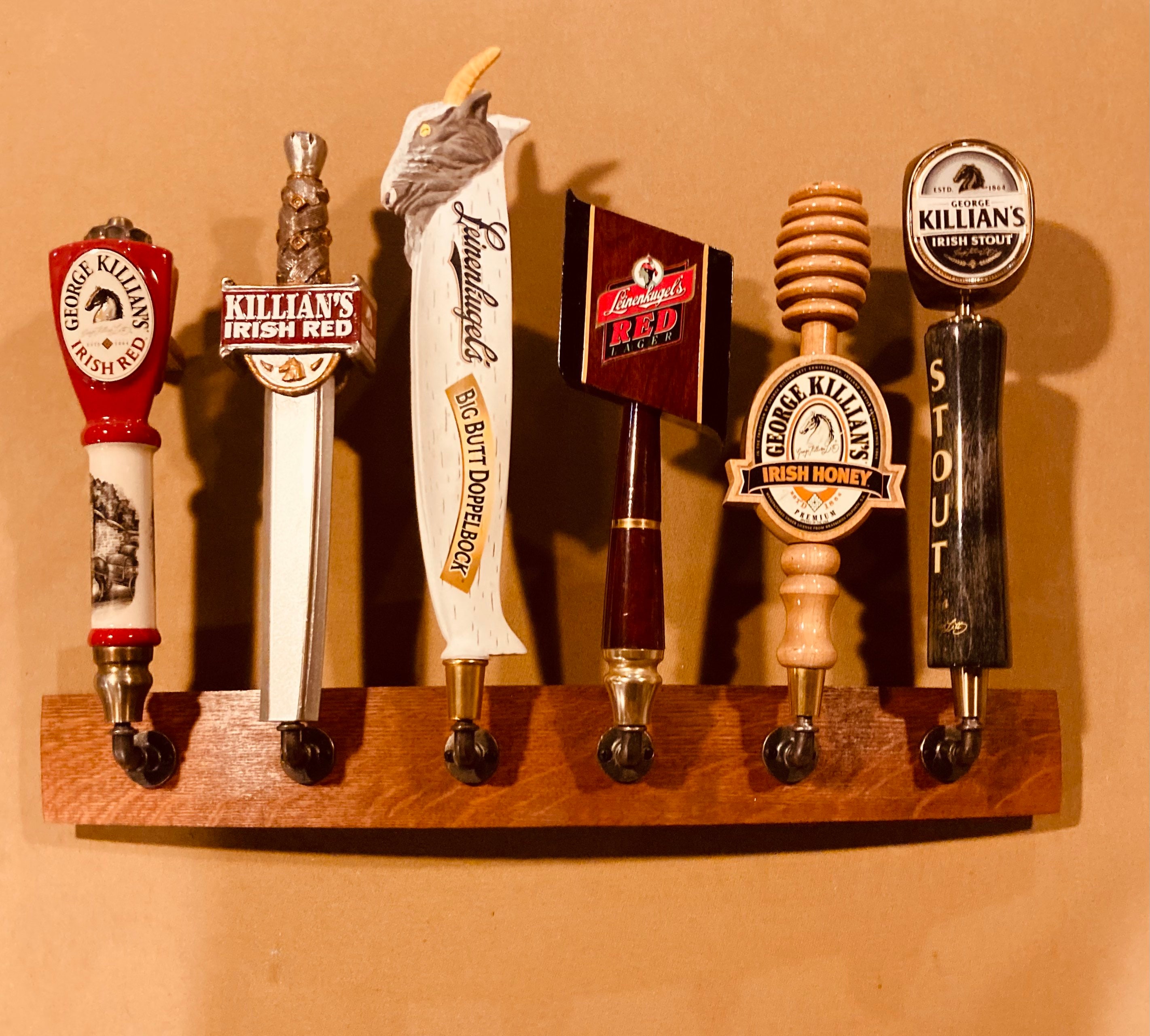 Beer Tap Handle Display . Tap Handles Not Included - Etsy