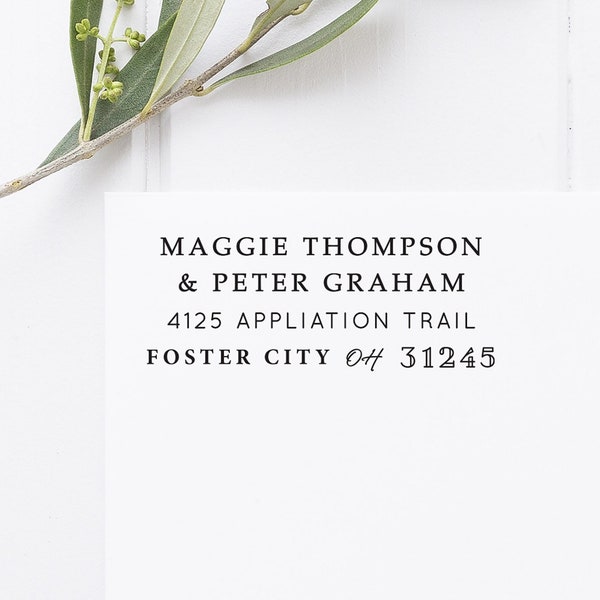 Custom Address Stamp - Etsy
