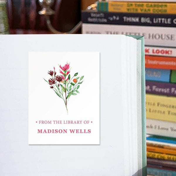 Bookplate From the Library Of - Etsy