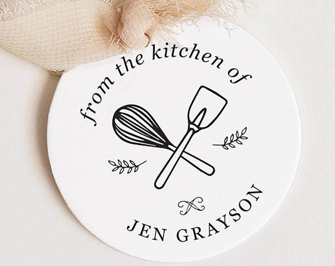 From the Kitchen of Stamp Cooked With Love by Stamp Chopping Board Logo ...