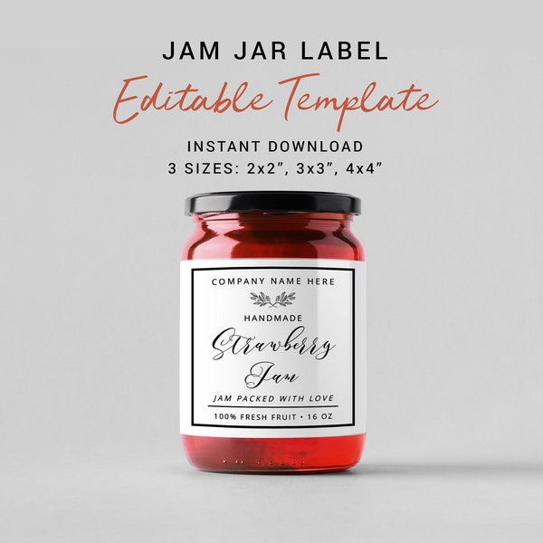 Jam Label - Etsy
