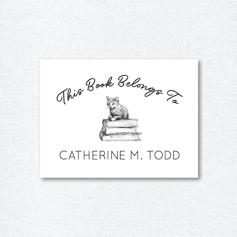 Custom Bookplates - Etsy