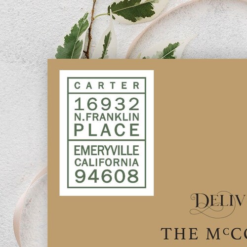 Modern Address Stickers Return Address Labels Set of 28 - Etsy