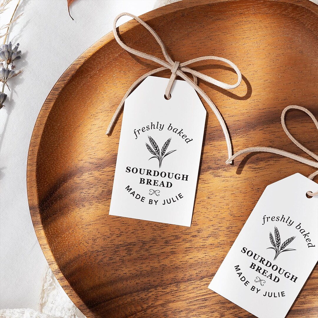 Sourdough Bread Stamp, Homemade Baked Goods, Gift for Mom or Grandma ...