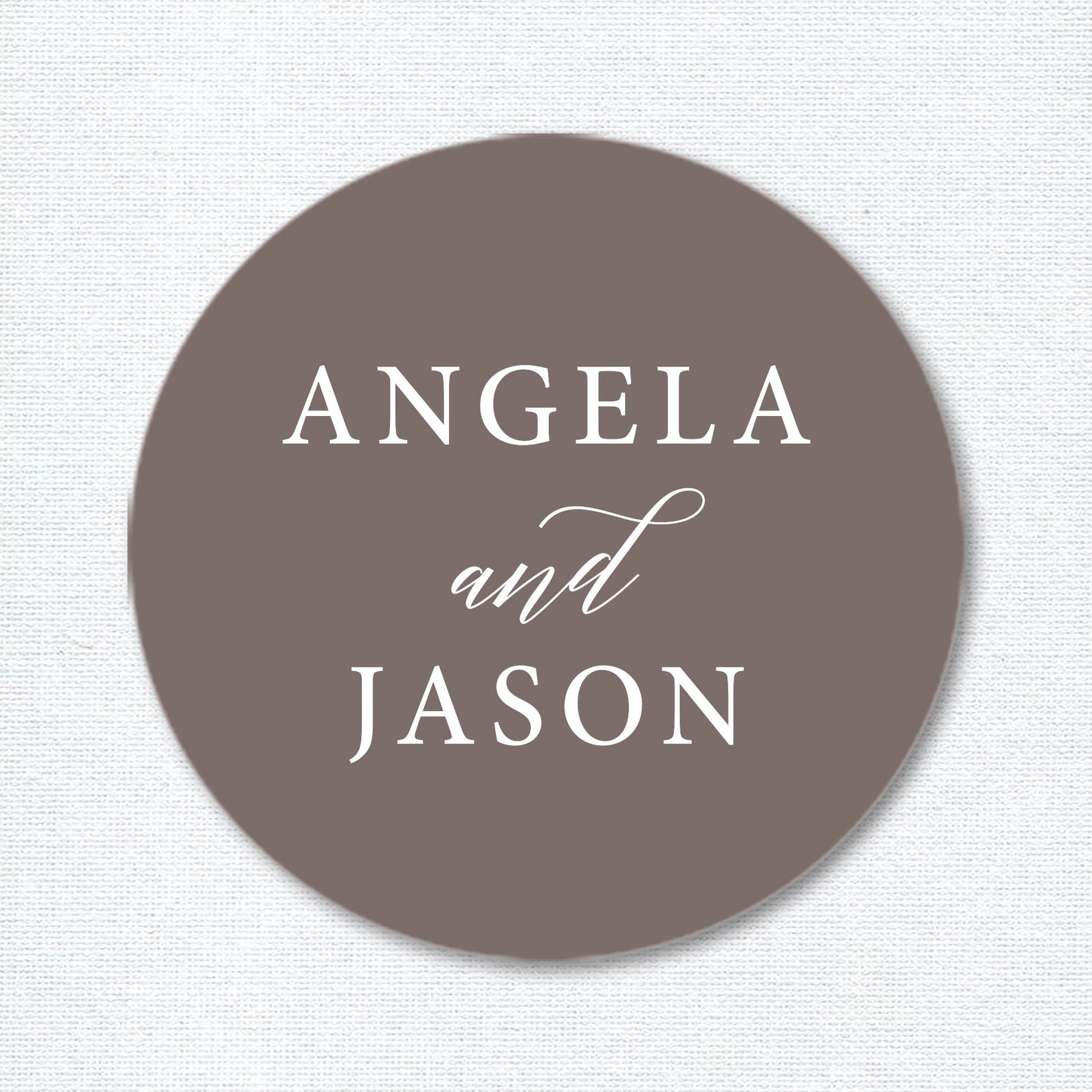 Wedding Favor Stickers Personalized With Names Custom Wedding - Etsy