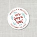 We're Tying the Knot Stickers Wedding Favor Stickers | Etsy