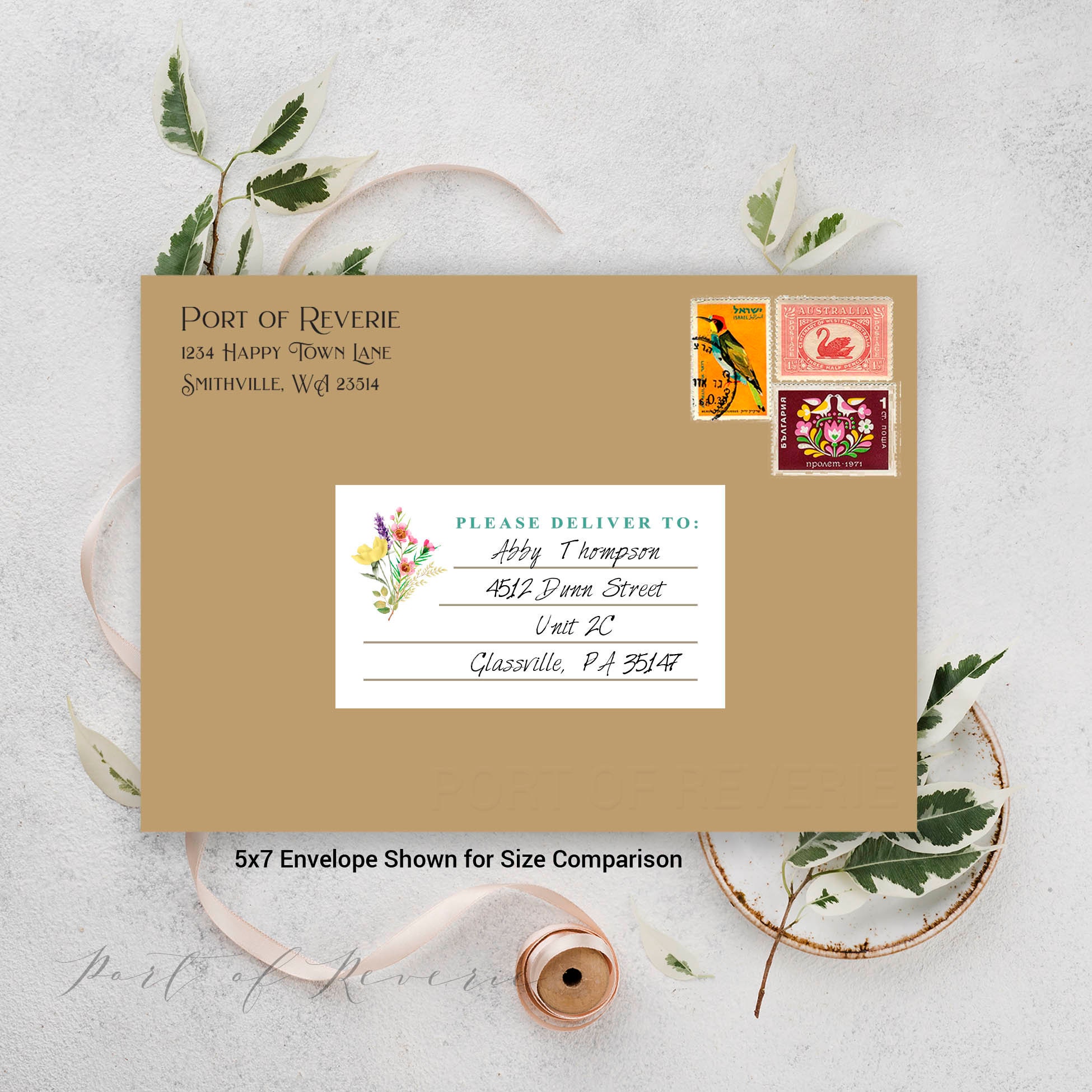 Please Deliver to Stickers and Mailing Labels Pack of 16 Blank | Etsy