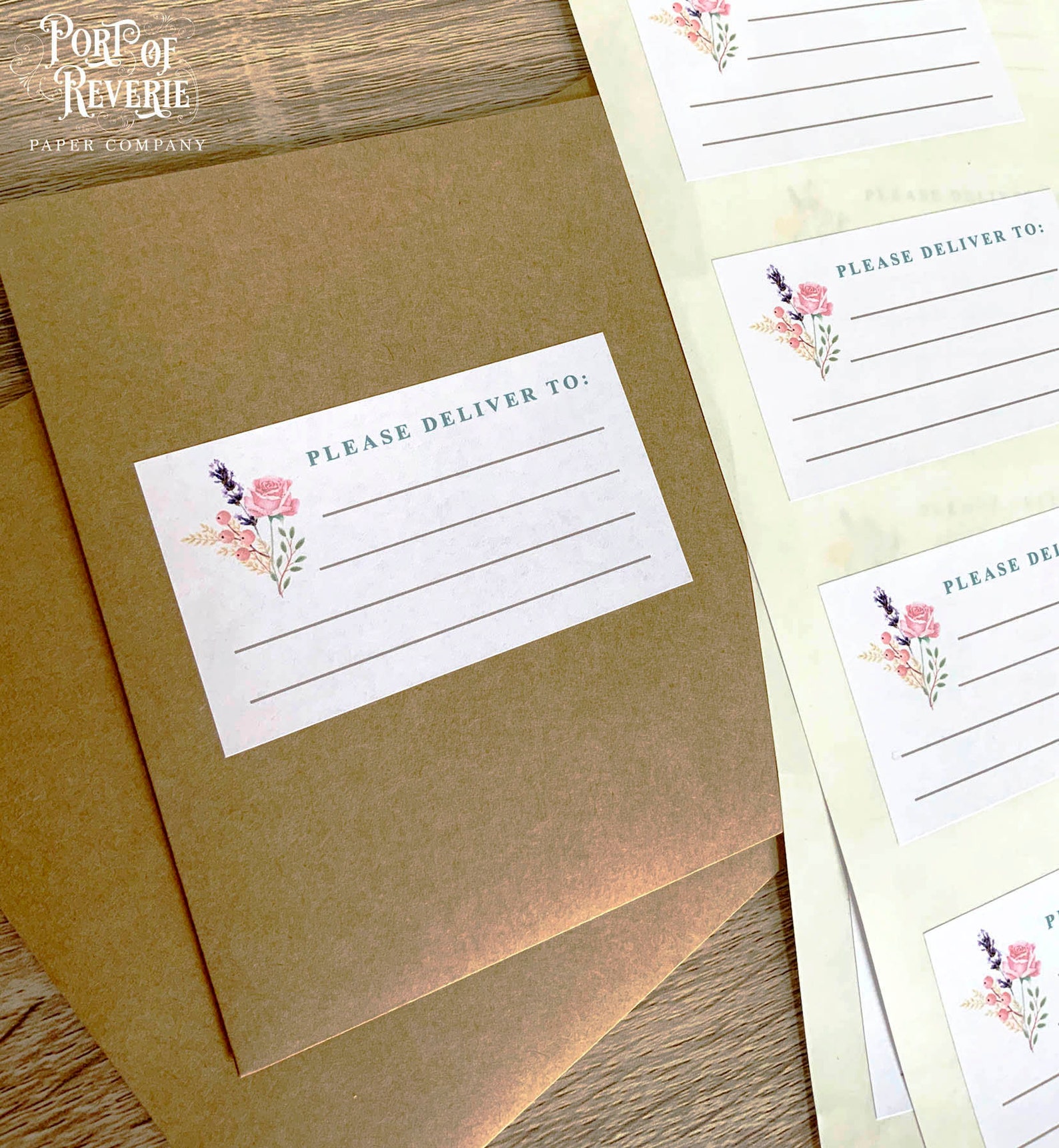 Deliver to Stickers and Mailing Labels Pack of 16 Blank | Etsy