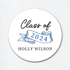 Graduation Thank You Stickers 2024 for Favors or Envelope Seals ...