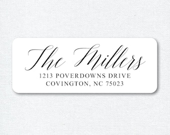 Monogram Address Stickers, Envelope Seals, Custom Return Address Label ...