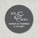 Mr and Mrs Stickers, Wedding Favor Stickers, Wedding Stickers ...