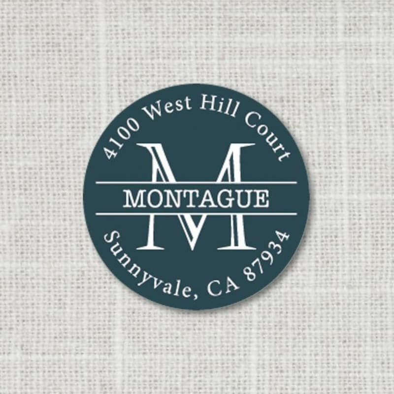 Monogram Address - Etsy