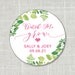 Watch Me Grow Stickers, Greenery Wedding Favor Stickers, Succulent ...