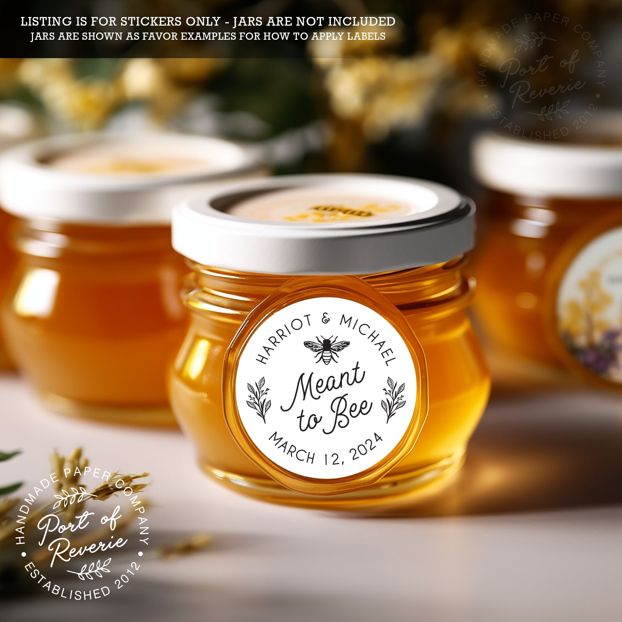Honey Labels For Jars Personalized Honey Labels,honey Jar Labels,honey ...