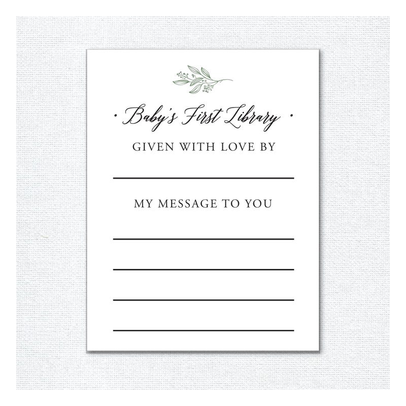 Library Card Note Custom - Etsy