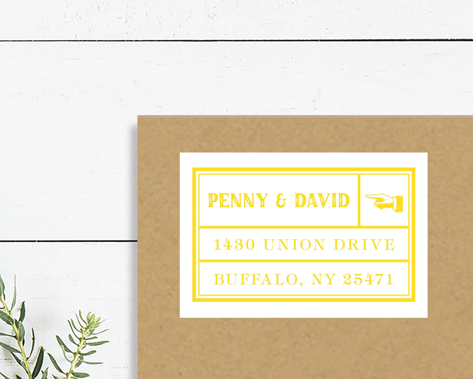 Retro Address Stickers Set of 28 Personalized Address - Etsy