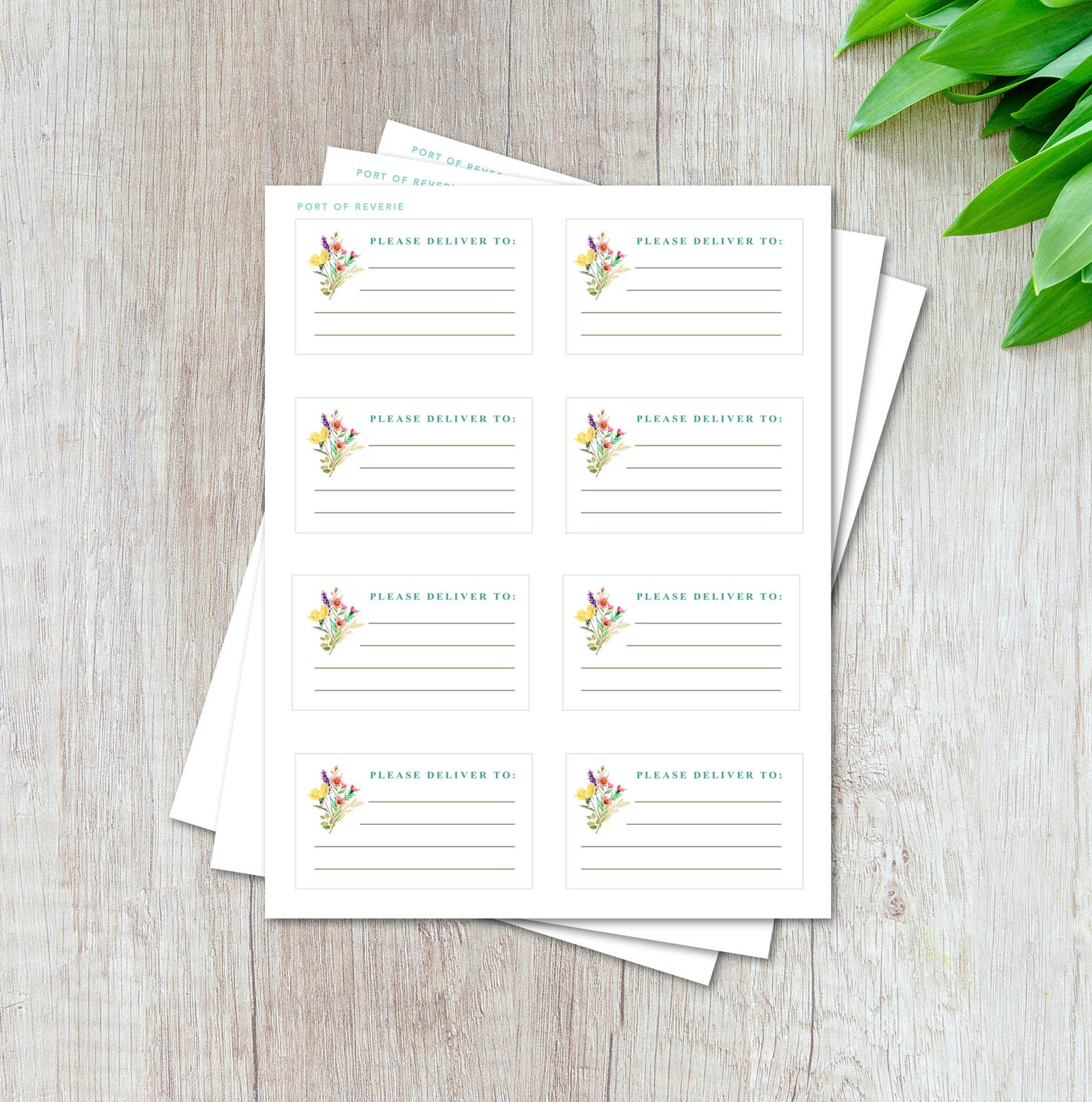 Please Deliver to Stickers and Mailing Labels Pack of 16 Blank - Etsy