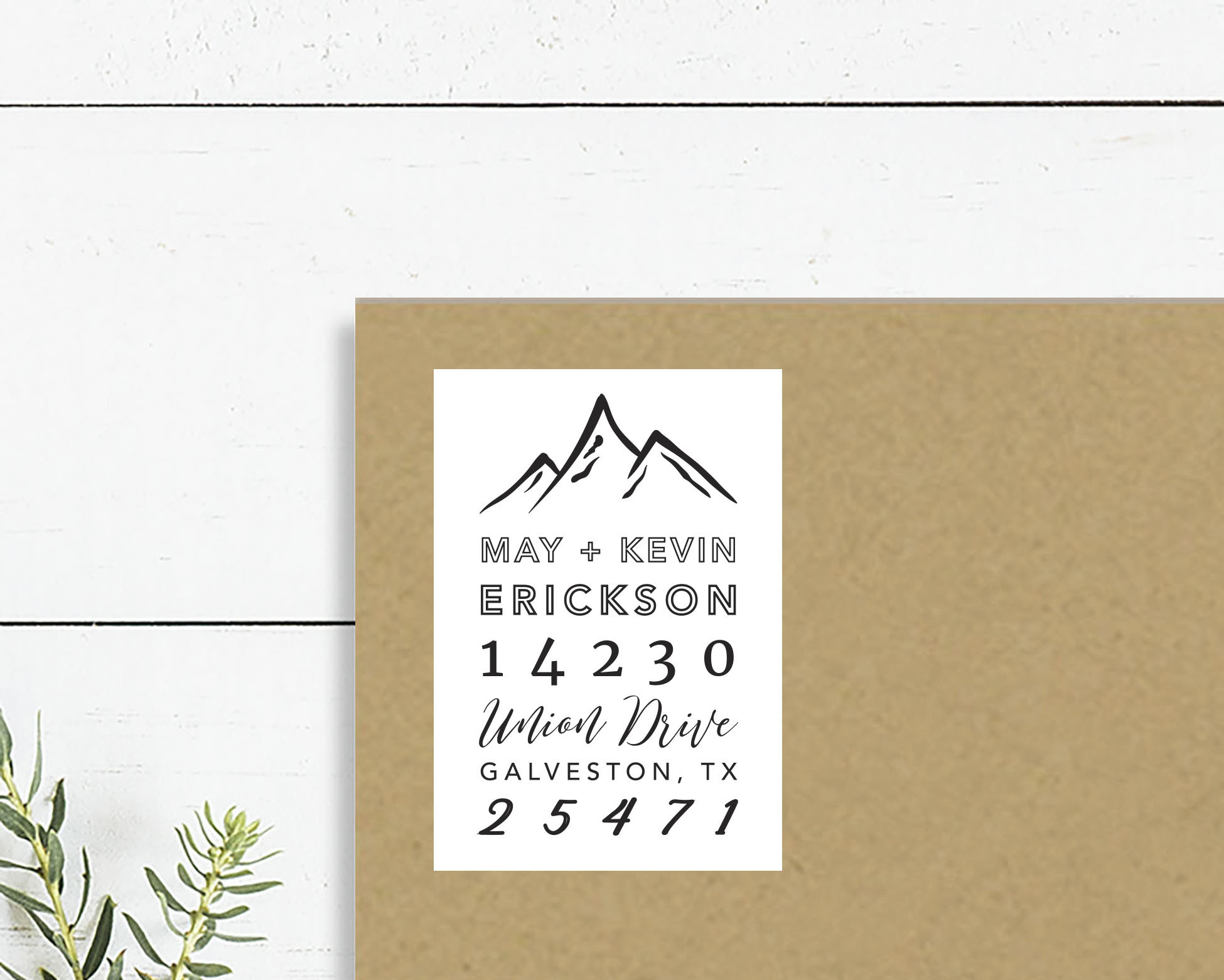 Mountain Return Address Labels, Mountain Address Stickers, Mountain ...