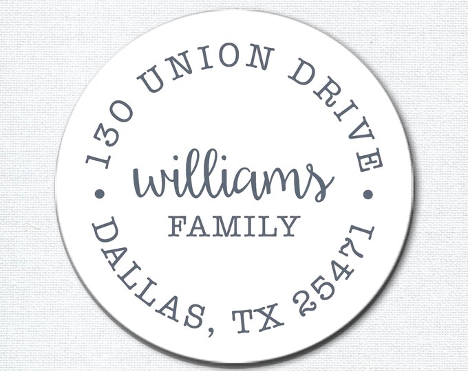 Monogram Address Stickers Envelope Seals Custom Return - Etsy