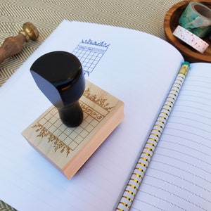 Habit Tracker Stamp, Monthly Calendar Stamp, Task Planner Stamp, Goal ...