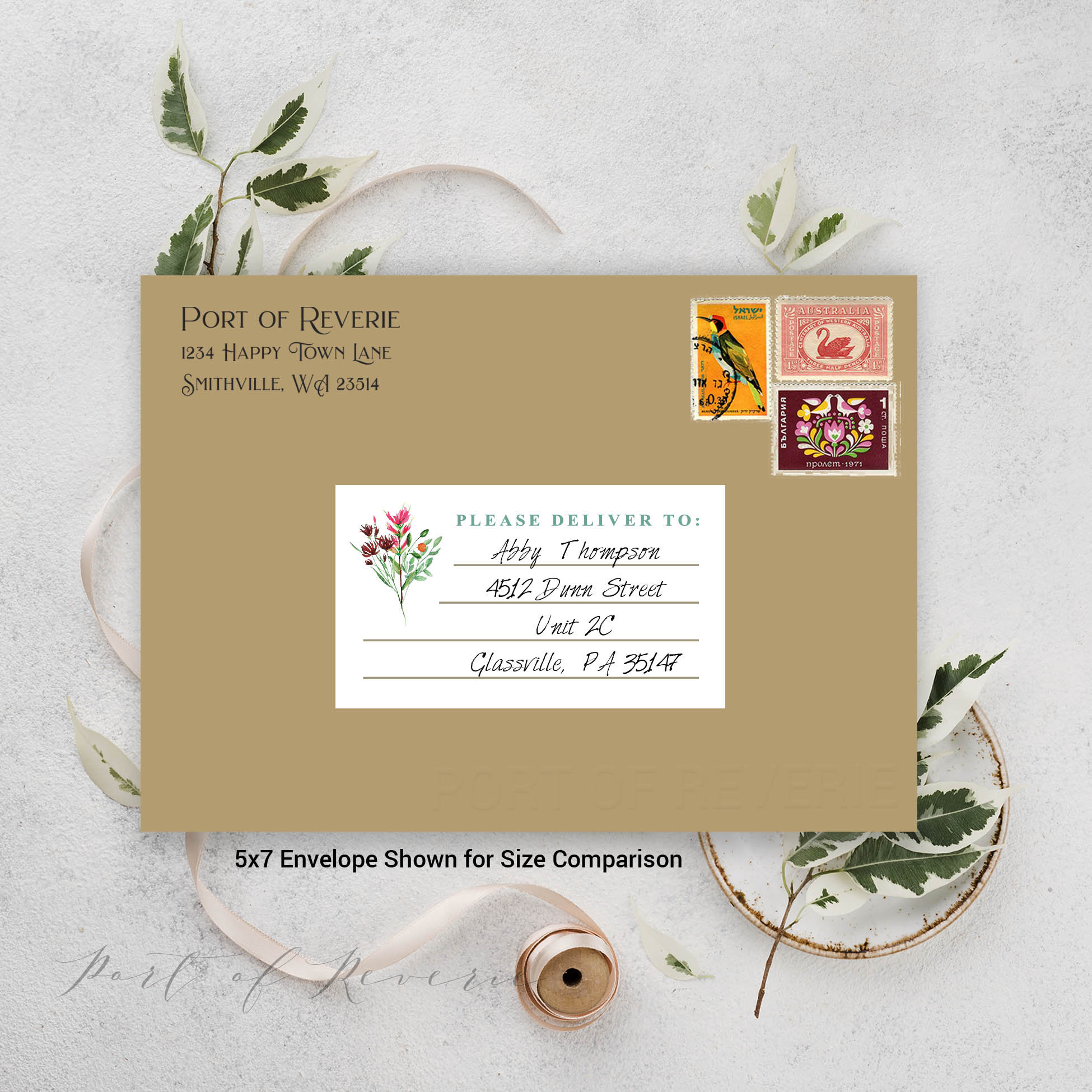 Mailing Labels Pack of 16 Blank Recipient Address Stickers for | Etsy